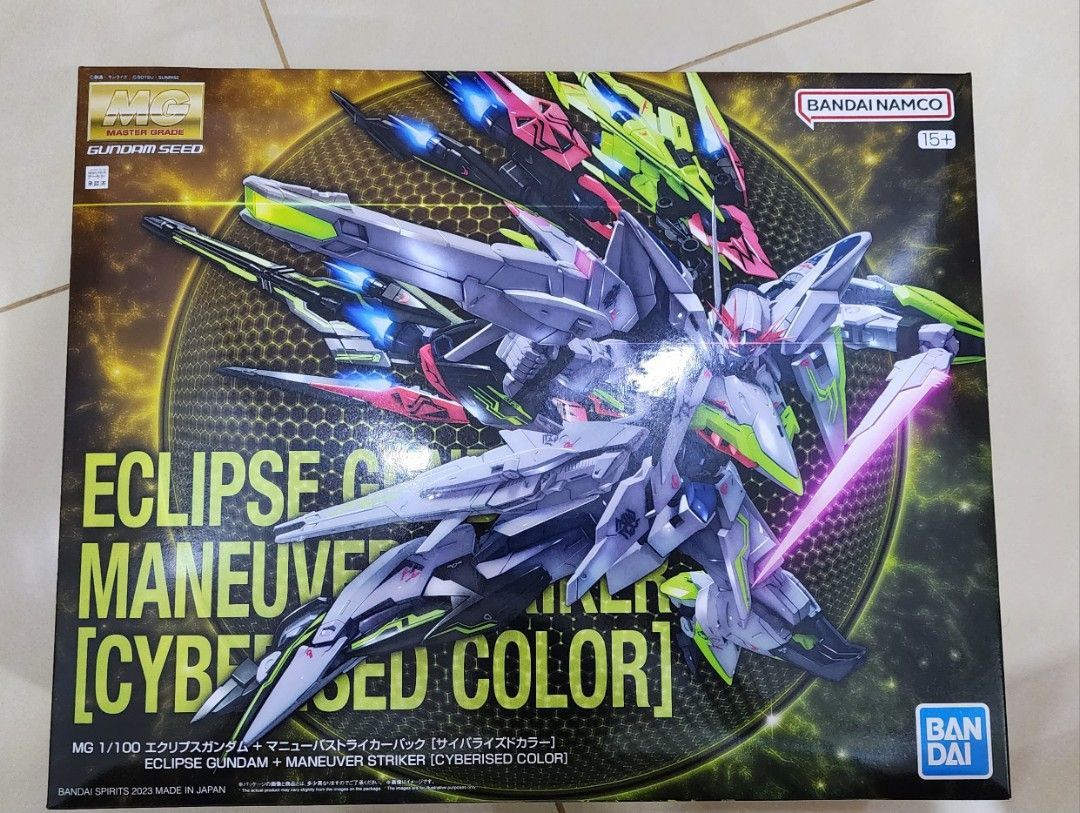 Mg cyberised Eclipse Gundam with stiker pack china exclusive gunpla ...