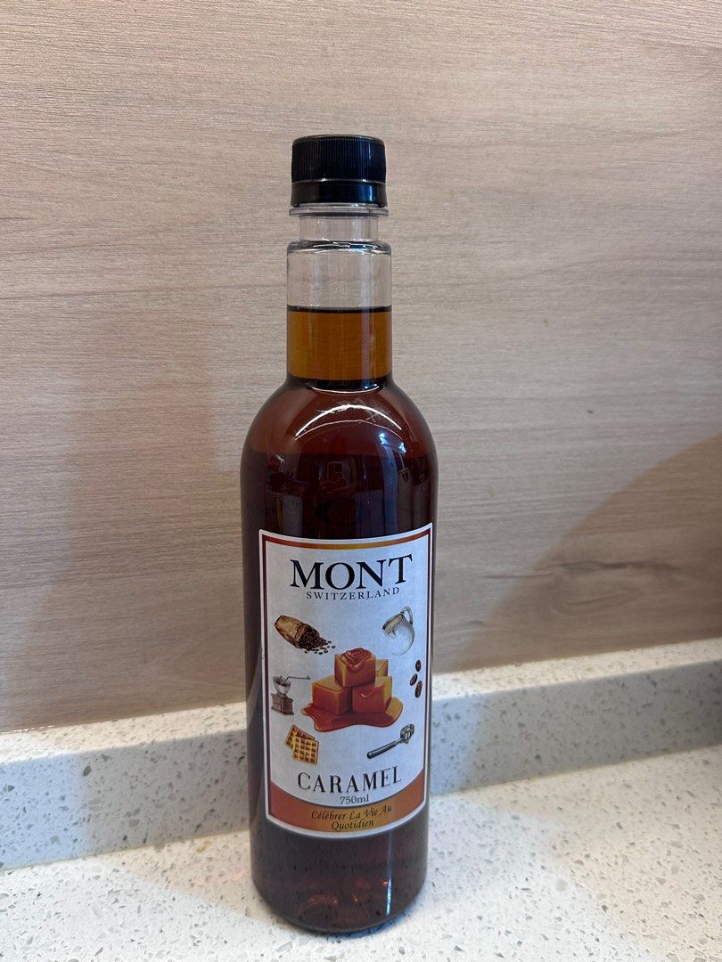 MONT caramel syrup, Food & Drinks, Other Food & Drinks on Carousell