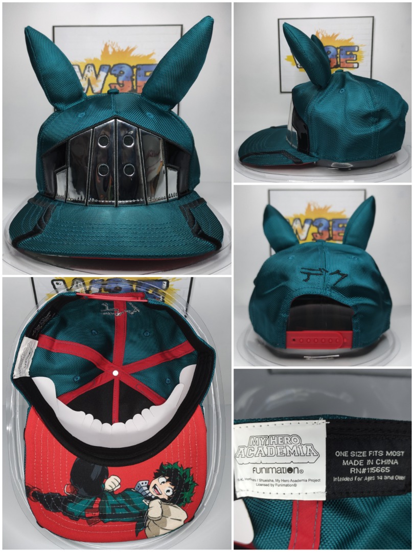 MY HERO ACADEMIA DEKU COSTUME FIGURAL SNAPBACK, Men's Fashion, Watches ...