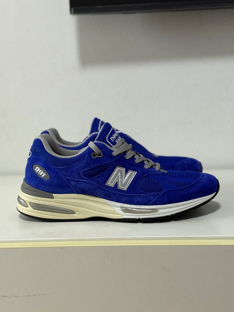 New Balance 991 MiUK Dazzling Blue, Men's Fashion, Footwear, Sneakers ...