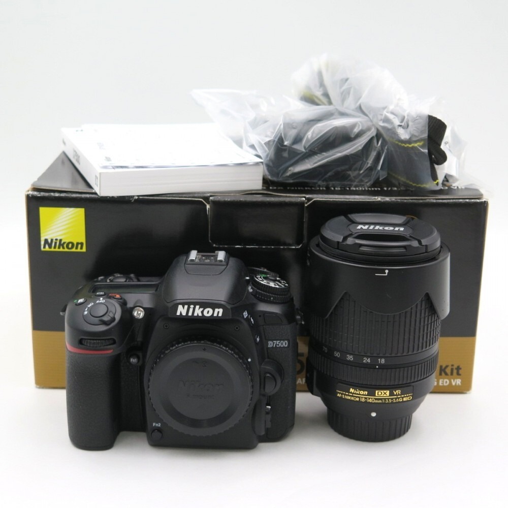 Nikon D7500 digital SLR camera AF-S DX NIKKOR 18-140mm F3.5-5.6 G ED VR ...