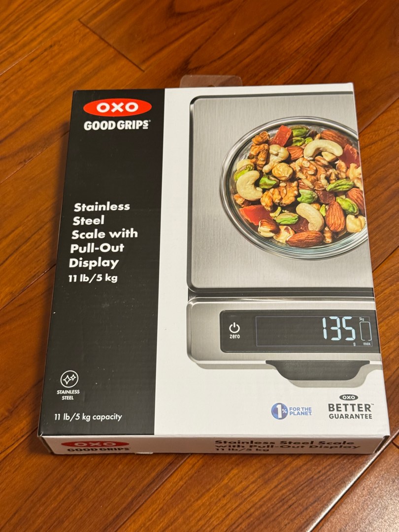 OXO kitchen scale 11lb stainless steel 不鏽鋼廚房電子磅 母親節禮物, 家庭電器, 廚房電器, 其他廚具 ...