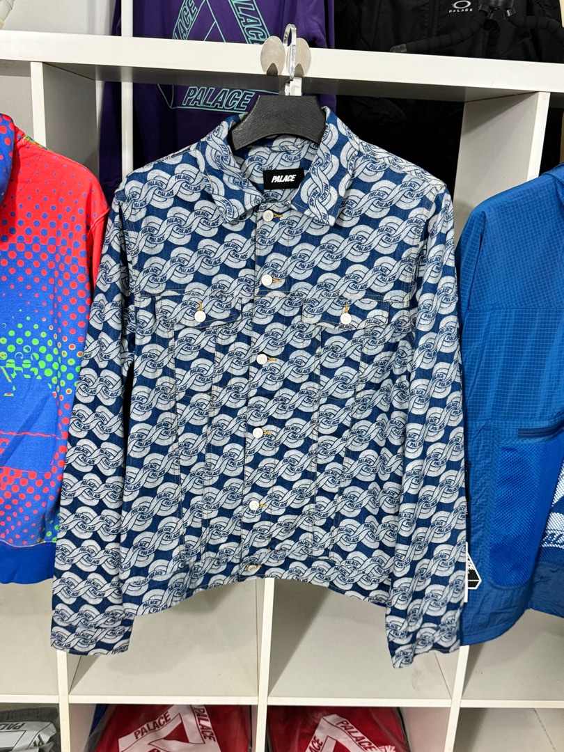 Palace Infinity Denim Jacket, Men's Fashion, Coats, Jackets and ...