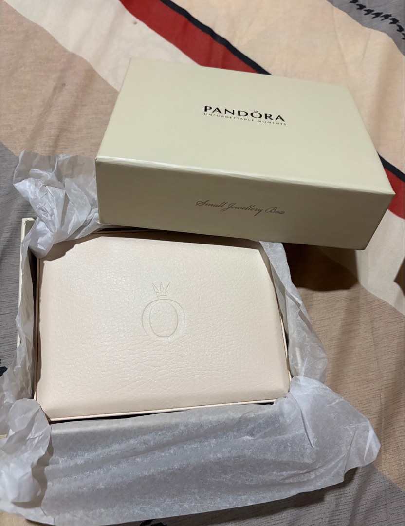 Pandora Jewelry Box - Blush Pink, Women's Fashion, Jewelry & Organizers ...