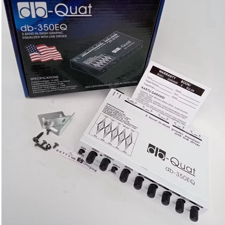 Parametrik Equalizer DB QUAT db-350EQ preamp DB QUAT high quality ...