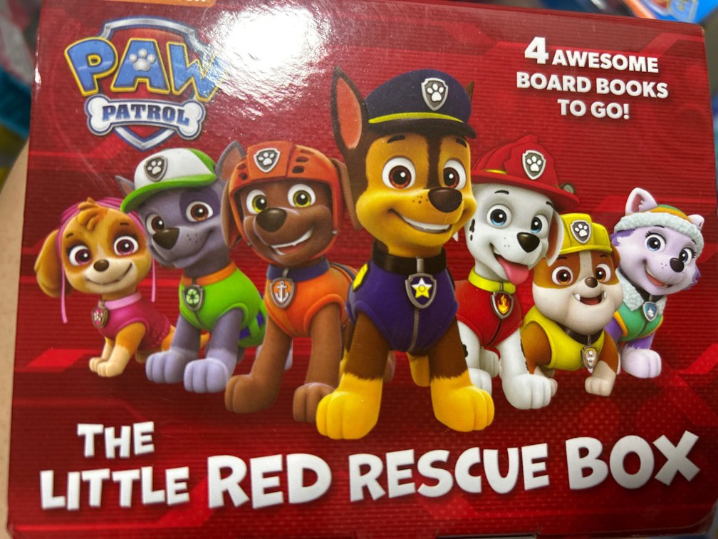 Paw Patrol - The Little Red Rescue Box, Hobbies & Toys, Books ...