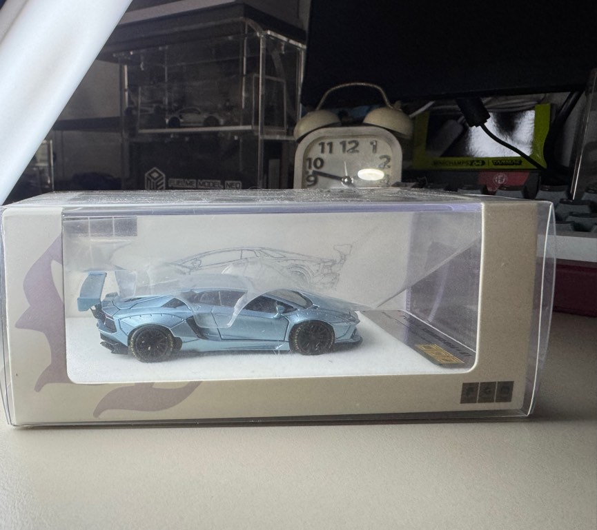 PGM 1/64 Lamborghini Aventador LB700 light blue, Hobbies & Toys, Toys ...