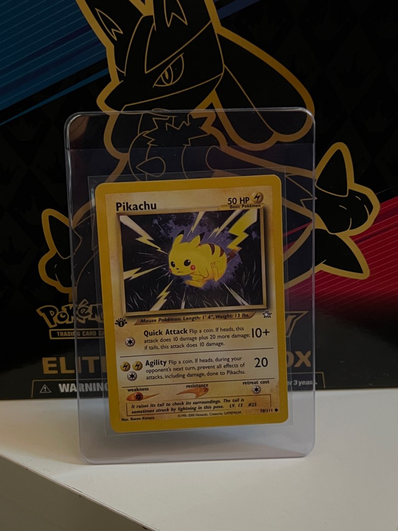 Pikachu 1st Edition #70 Neo Genesis, Hobbies & Toys, Memorabilia ...