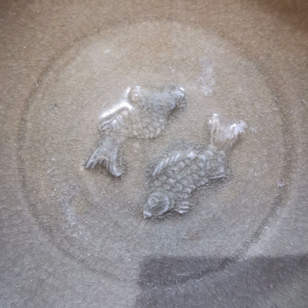 Piring Ikan Seladon Antik - Celadon - Jadul Lawas - Ming Qing Song Tang ...