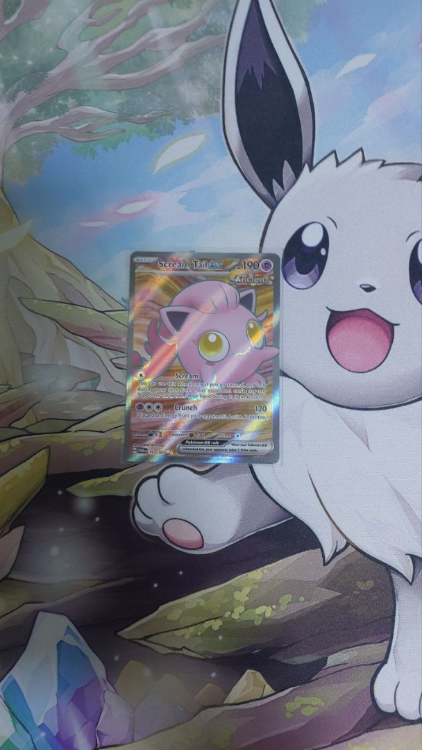 Pokemon Scream tail Ex Full art textured Tcg card #197/167 From english ...