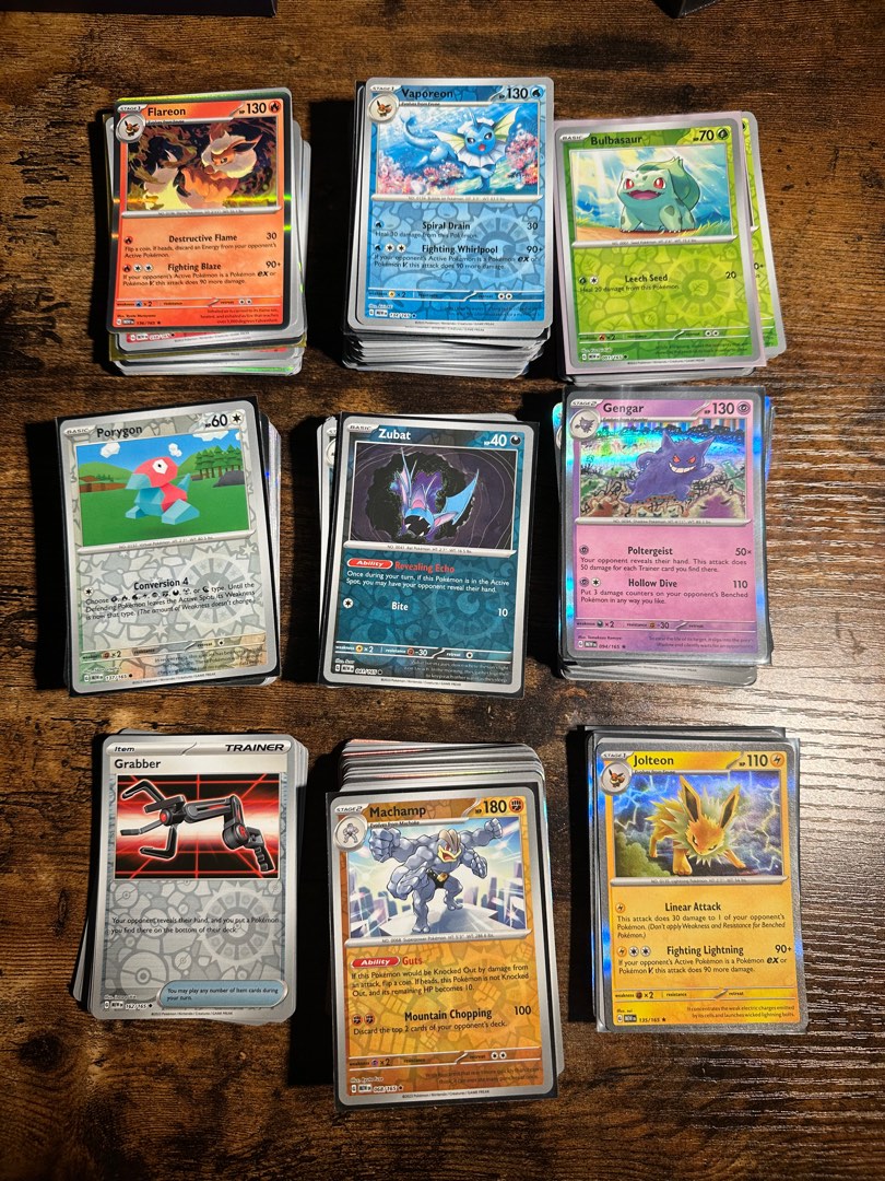 Pokémon 151 OG pokemon Reverse holo Foil Gengar Mewtwo Masterset ...