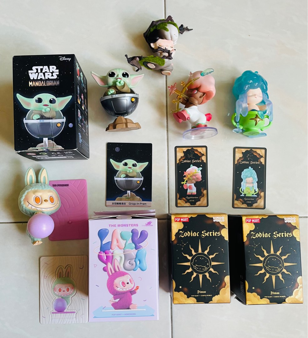 Popmart LAZY YOGA Labubu, Star Wars, Dimoo World, Hobbies & Toys ...