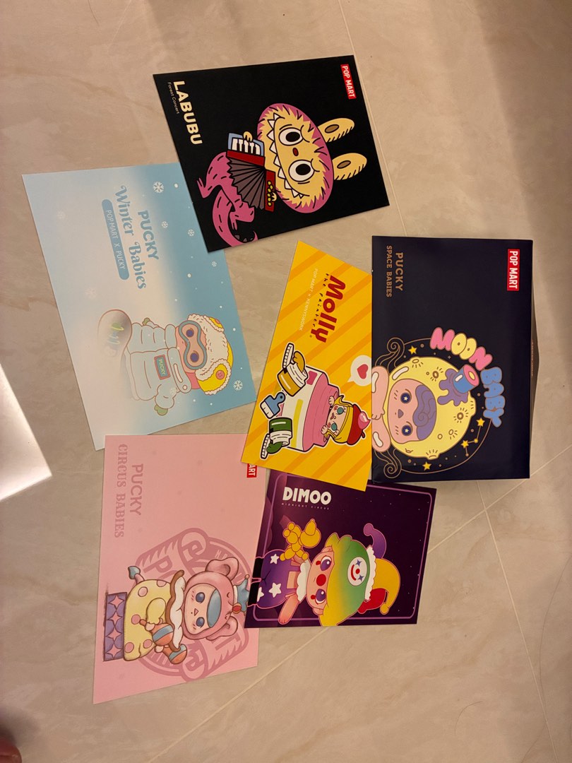 Popmart post card, Garage Sale on Carousell