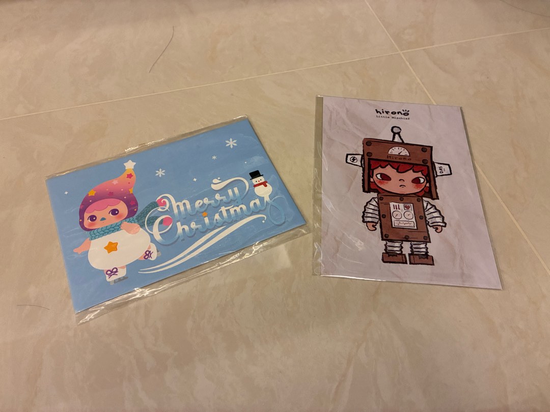 Popmart post card, Garage Sale on Carousell