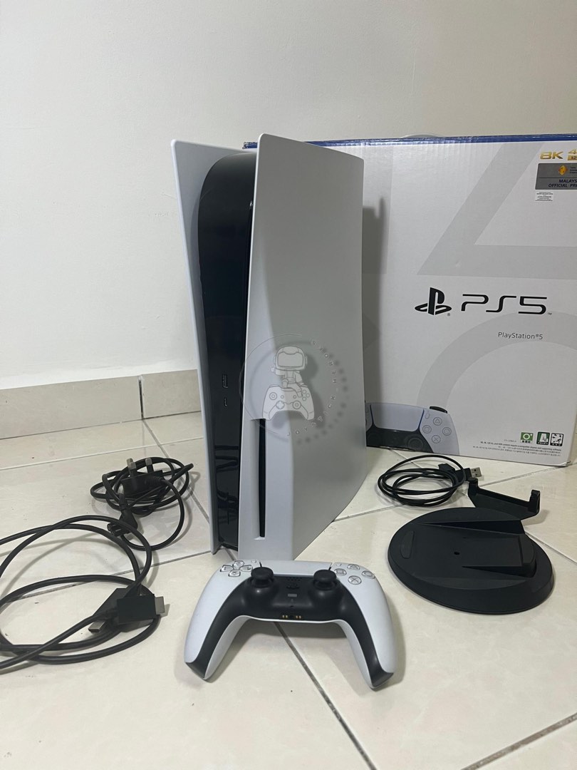 Ps5 Fat Disc (Free game digital), Video Gaming, Video Game Consoles ...