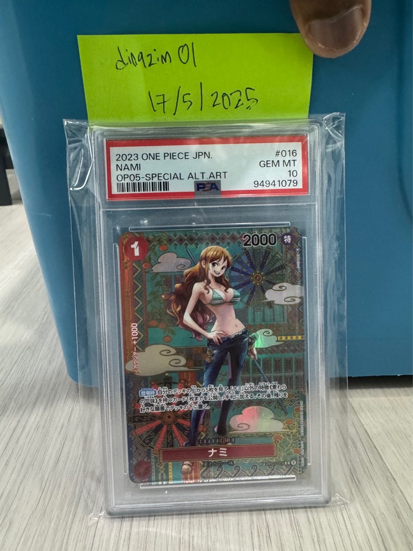 PSA 10 SP Nami OP01-016 / OP05 One Piece TCG Card Japanese, Hobbies & Toys, Toys & Games on ...