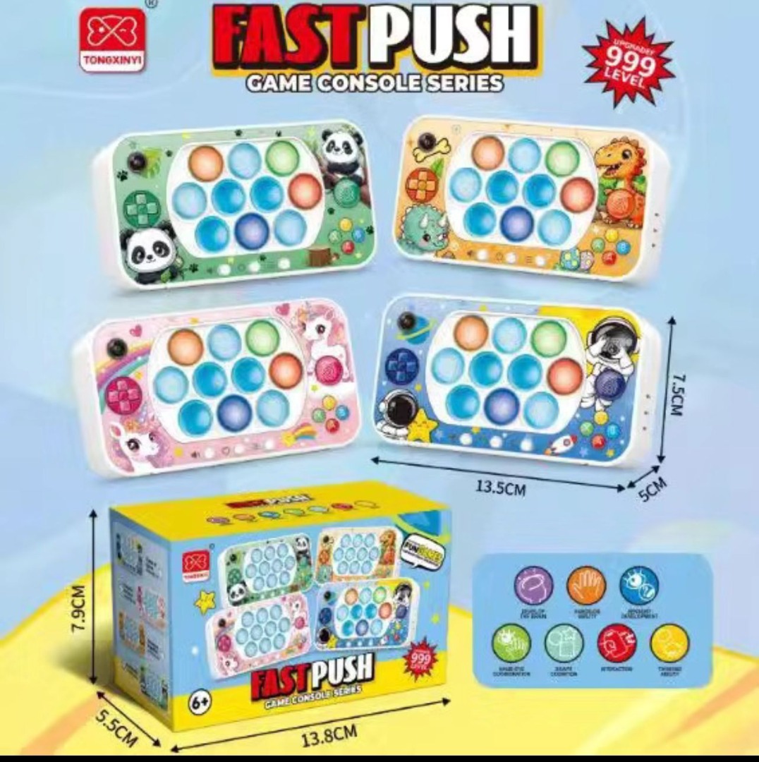 Quick Push Pop It Game, Hobbies & Toys, Toys & Games on Carousell