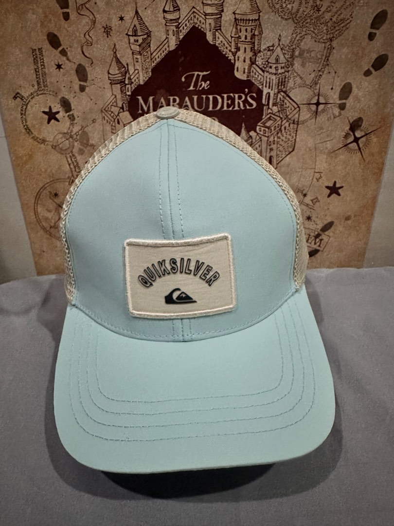 Quicksilver Powder blue Net cap, Men's Fashion, Watches & Accessories ...