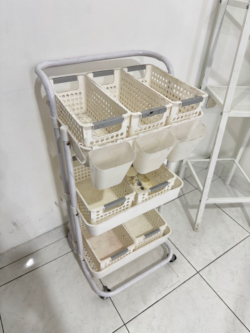 Rak Trolley Serbaguna, Perabotan Rumah di Carousell