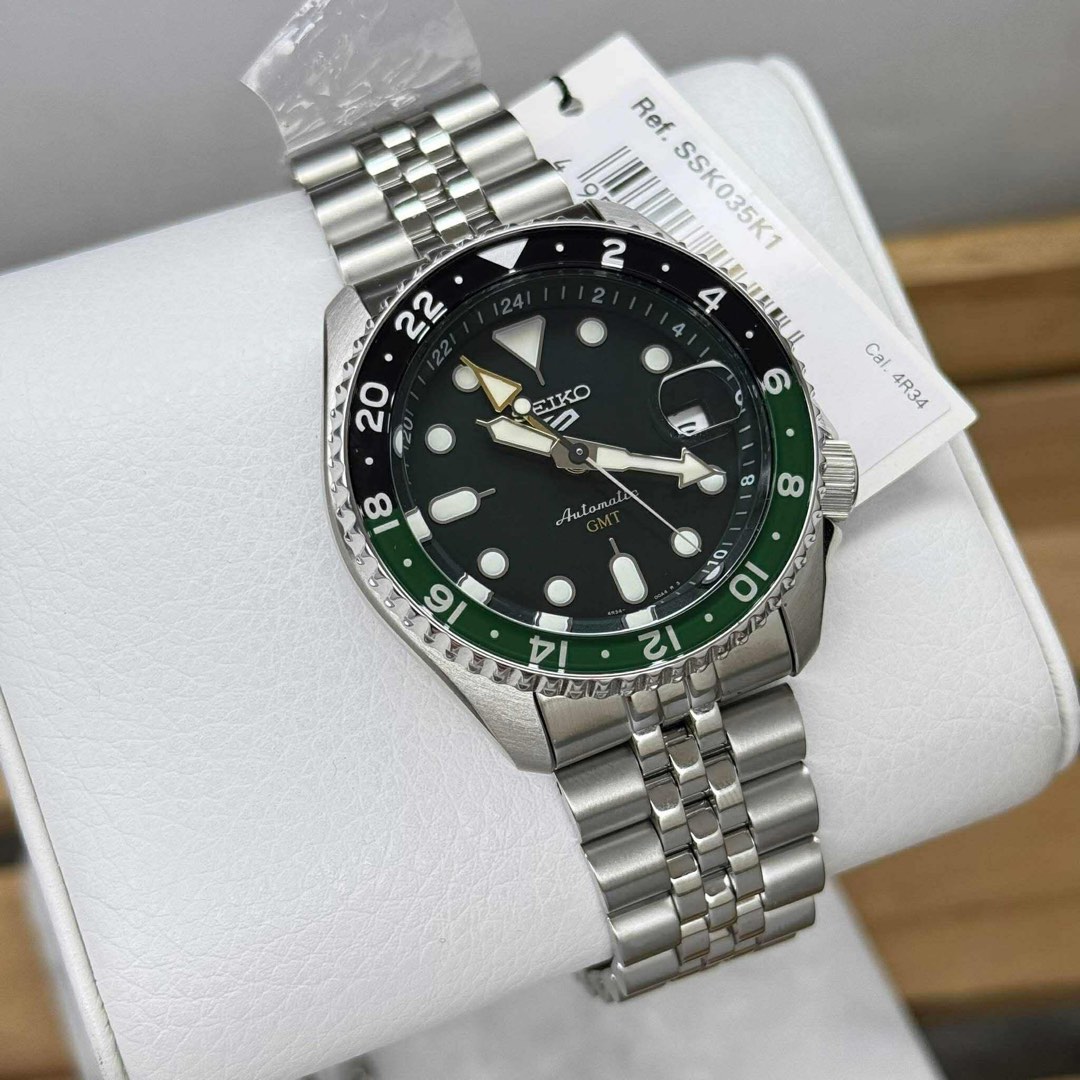 Seiko GMT SSK035K1 Sprite / Starbucks, Men's Fashion, Watches ...