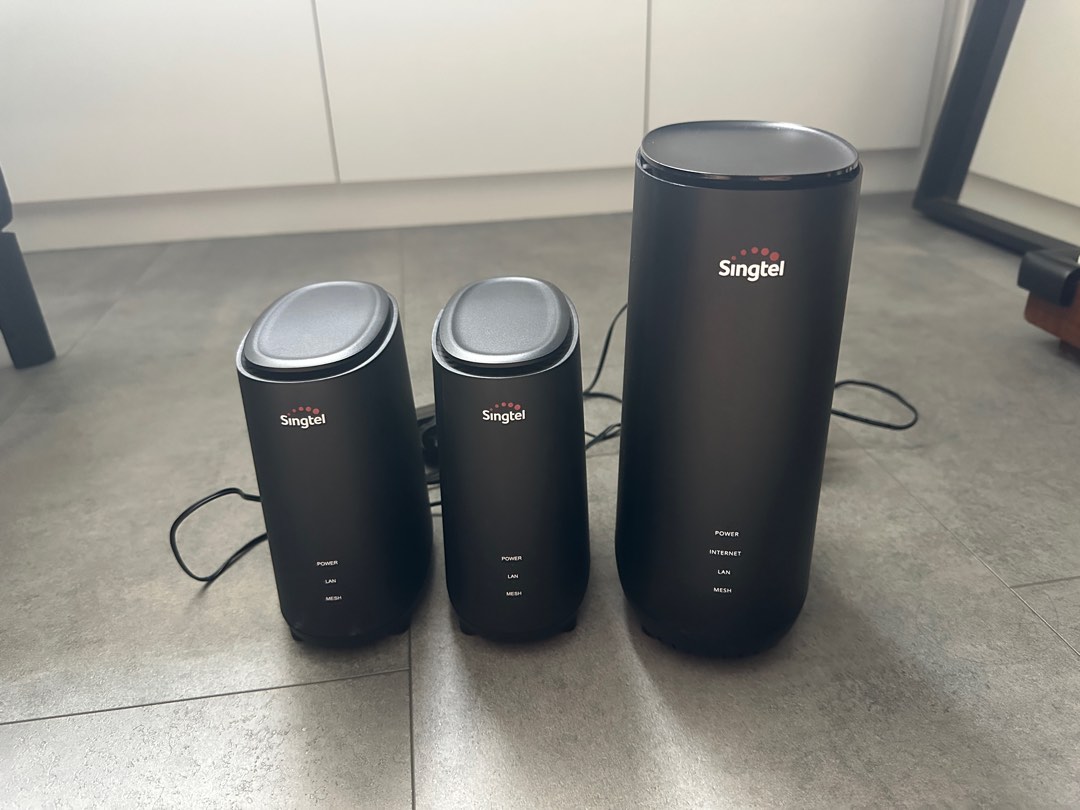 Singtel Askey WiFi 6 Router + Mesh Extender (Dual Set), Computers ...