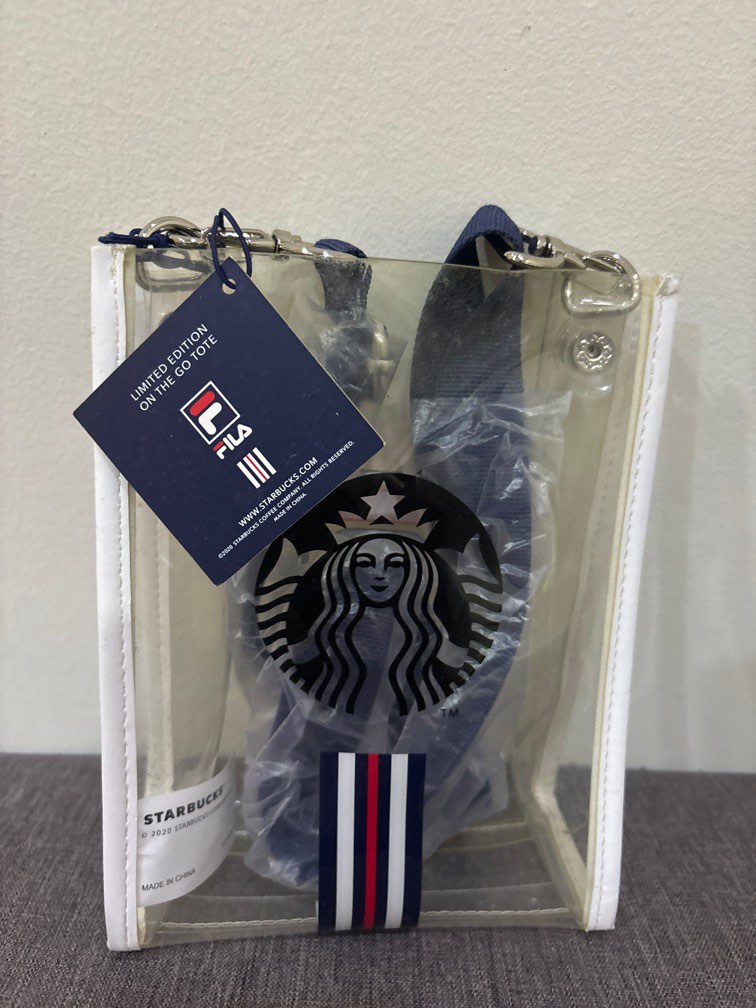 Starbucks x fila limited edition, Men's Fashion, Bags, Sling Bags on ...