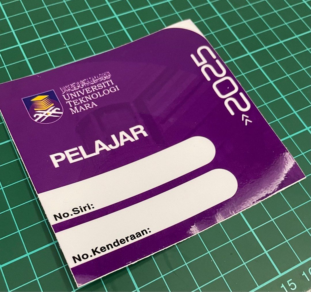 sticker kereta motor uitm 2025, Hobbies & Toys, Collectibles ...