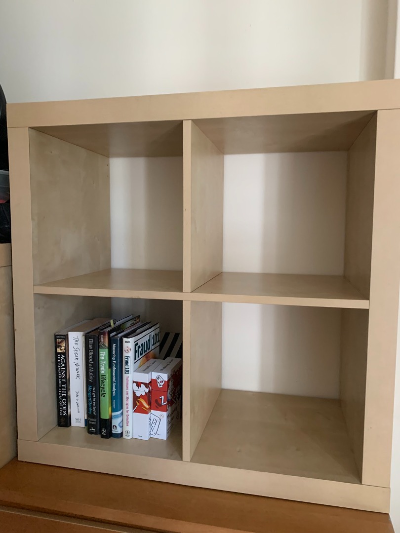 Storage shelves 2x2 IKEA Kallax, Furniture & Home Living, Furniture ...