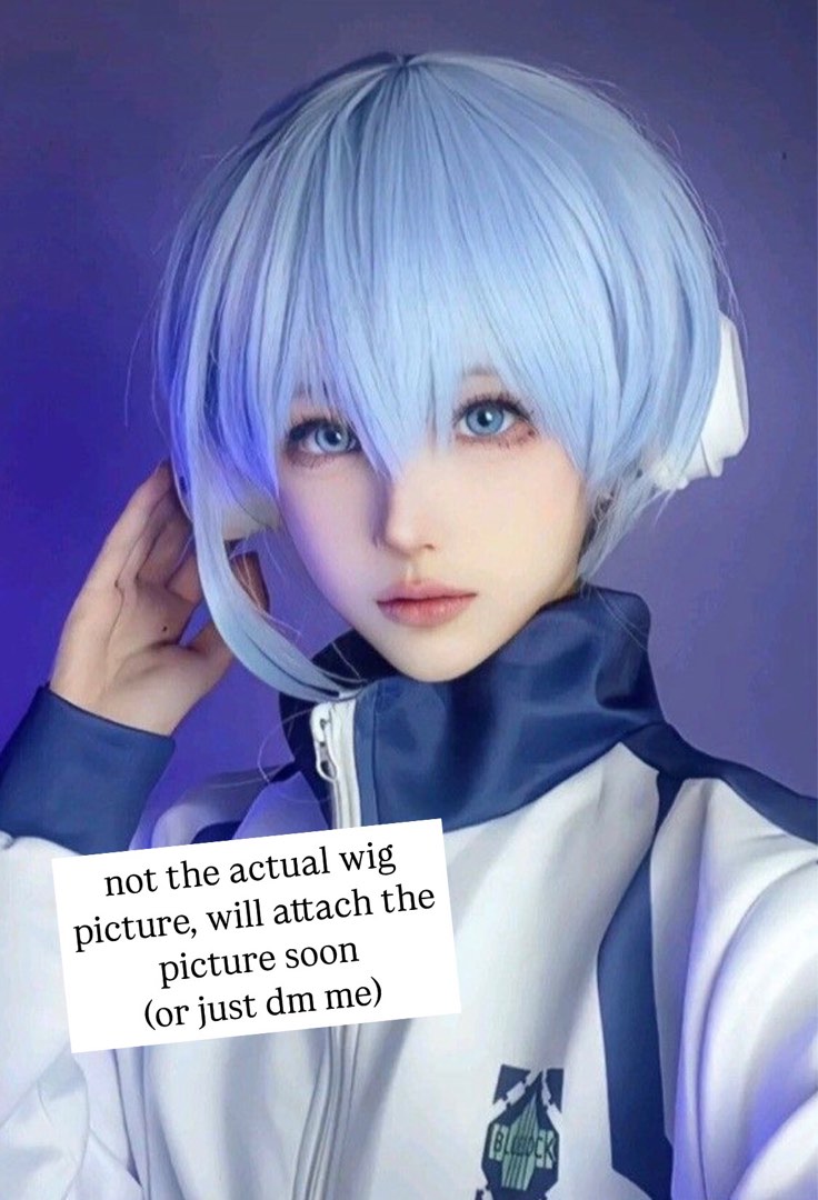 Styled Blue Lock Hiori Yo Wig, Hobbies & Toys, Collectibles ...