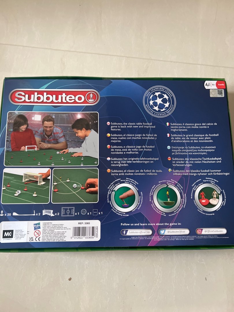 Subbuteo UEFA Champions League, Hobbies & Toys, Toys & Games on Carousell
