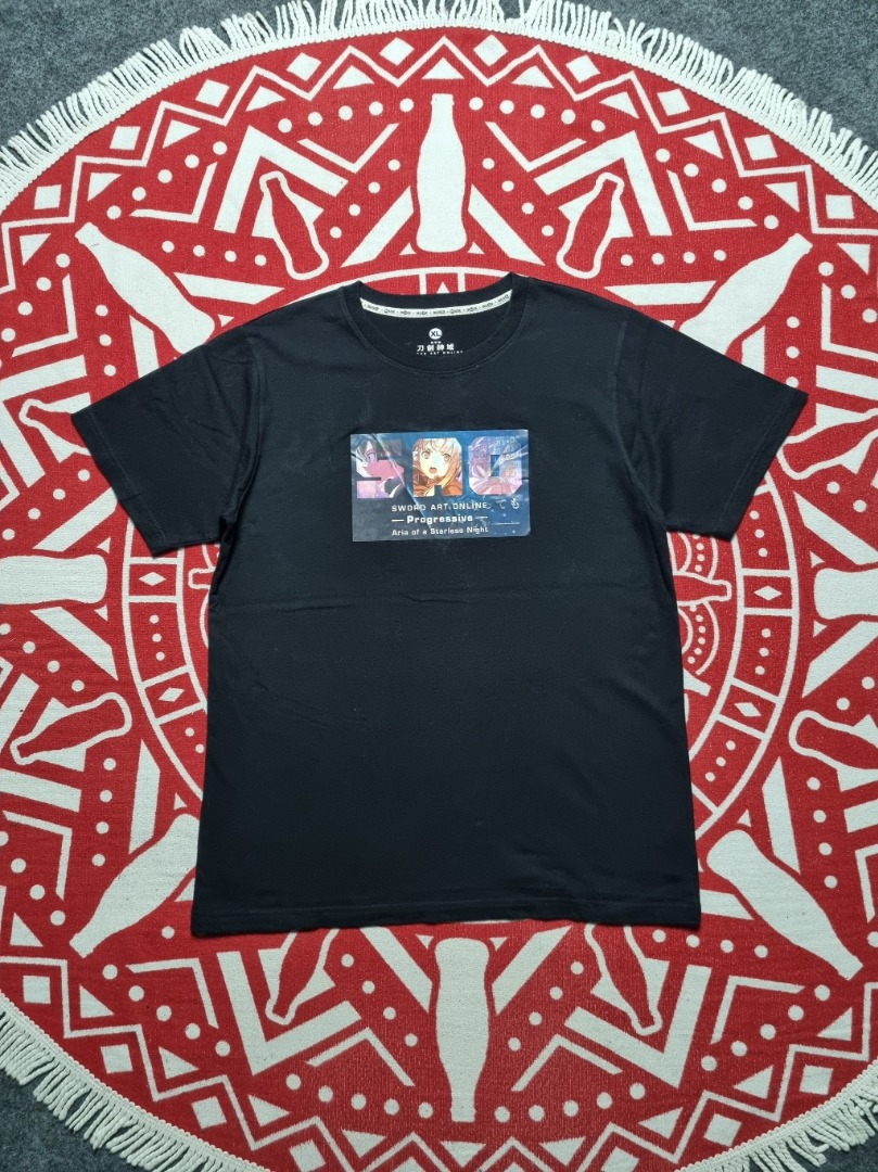 Sword Art Online The Movie Aria of a Starless Night kaos cospa, Fesyen Pria, Pakaian , Atasan di ...