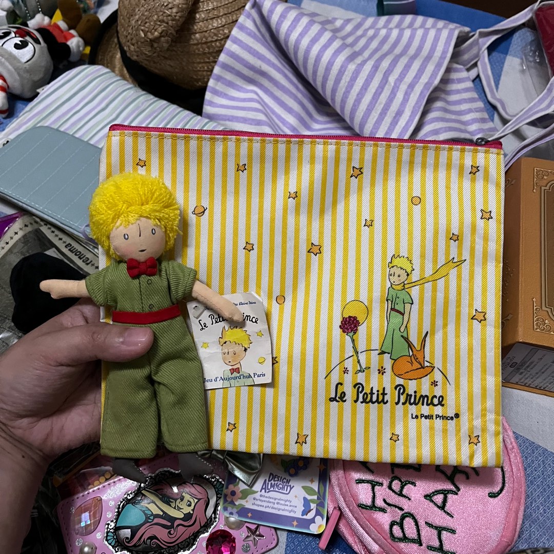 The Little Prince Le Petit Prince Rare Stuffed Plush Toy and Pouch ...