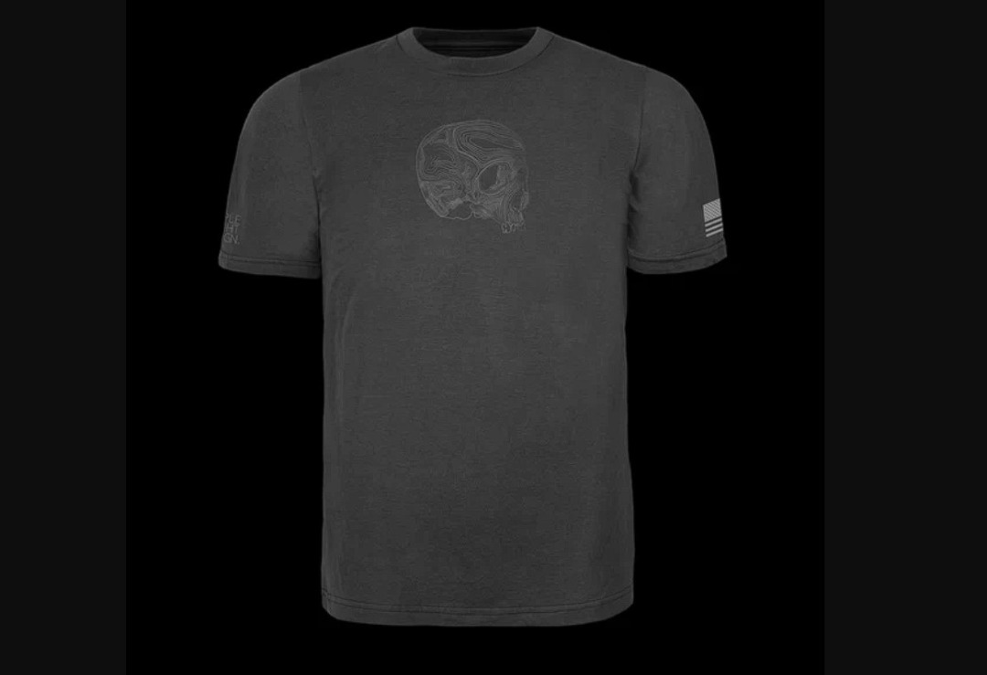 Triple Aught Design TAD Topo Skull T-Shirt, Men's Fashion, Activewear ...