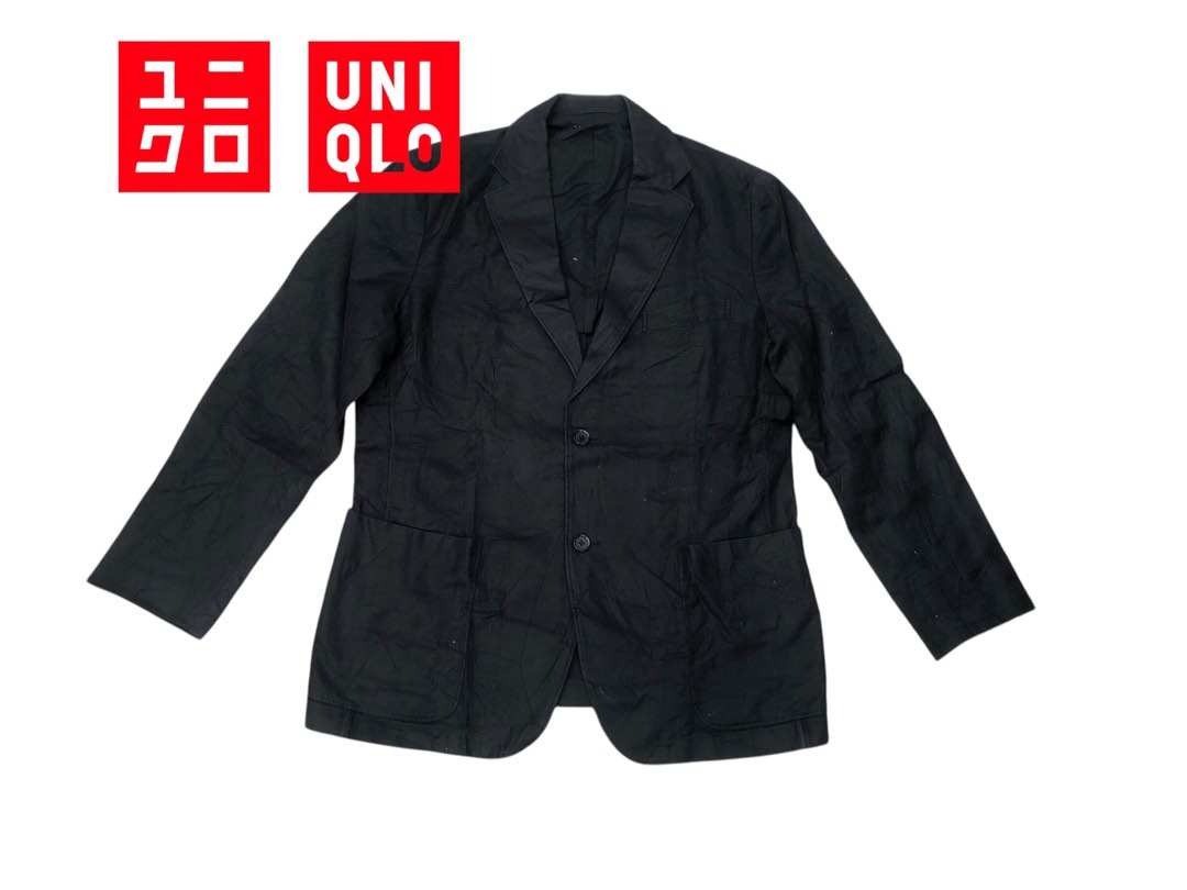 UNIQLO Thick Cotton Blazer Coat Formal Office Wear Designer, Men's ...