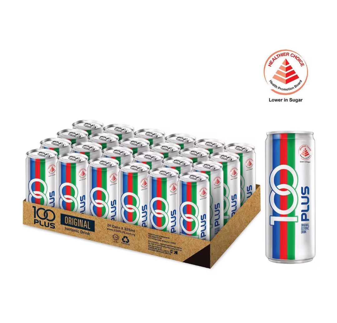 (free delivery ) (UP$16.80) 100 plus isotonic drink 325ml x24, Food ...