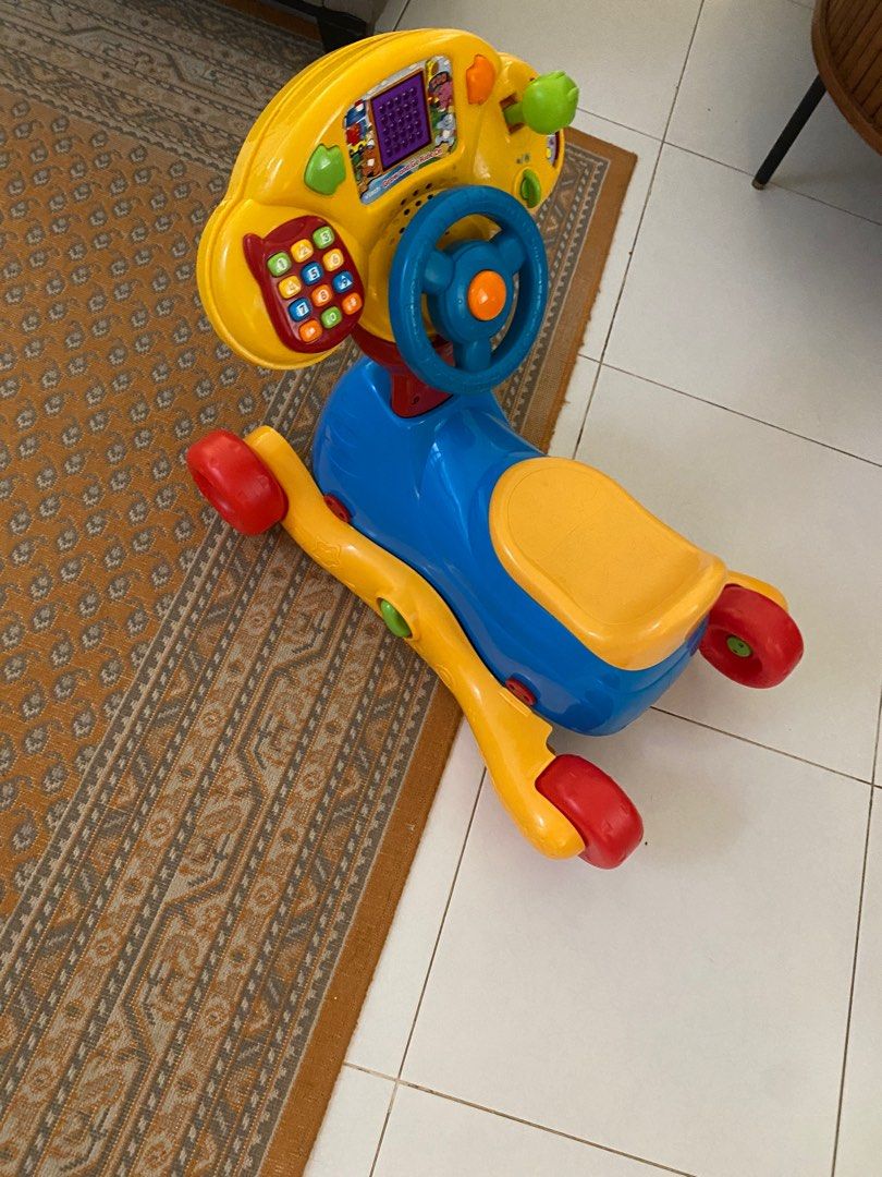 V Tech 3 in 1 ride along, Babies & Kids, Infant Playtime on Carousell
