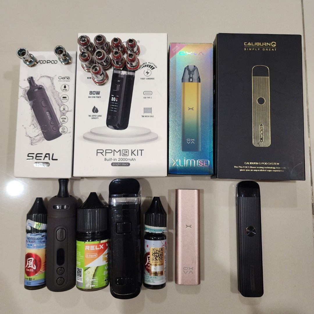 Vape Pod Oxva Voopoo Caliburn G Xlim Mod Seal Smok RPM, Serba Serbi ...