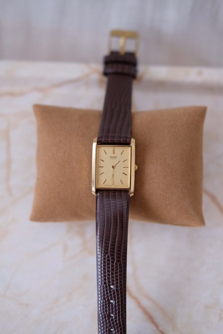 Vintage Seiko Tank Watch, Women's Fashion, Watches & Accessories ...