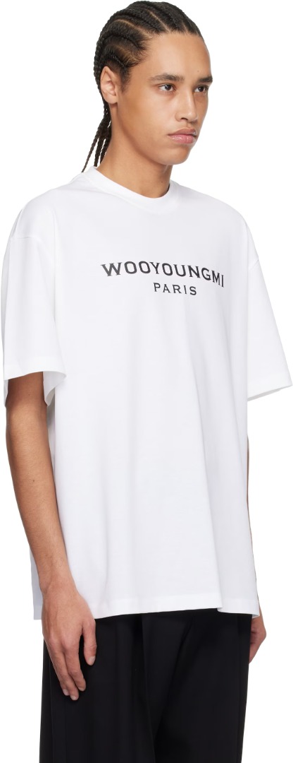 White Front Logo T-shirt, Men's Fashion, Tops & Sets, Tshirts & Polo ...