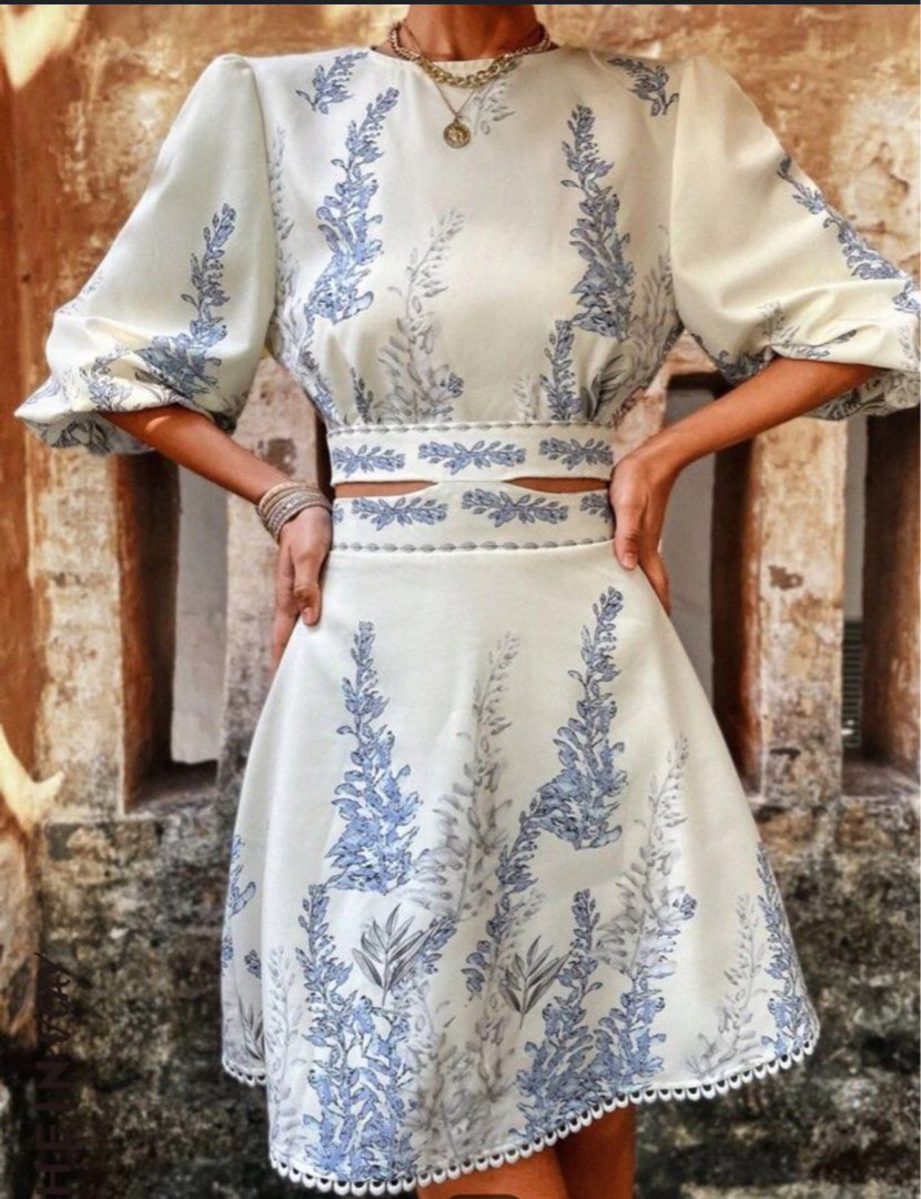 White ribbon tie wrap dress, Women's Fashion, Dresses & Sets, Dresses ...