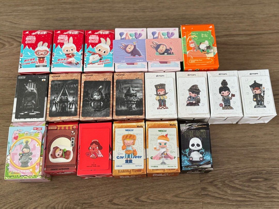 WTS: Assorted Pop Mart Blind Boxes - The Monsters Labubu, Molly, Hirono ...