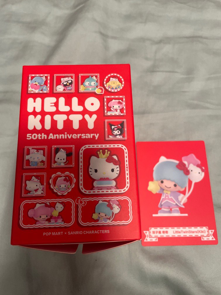 WTT Kiki Hello Kitty 50th anniversary PopMart, Hobbies & Toys, Toys ...