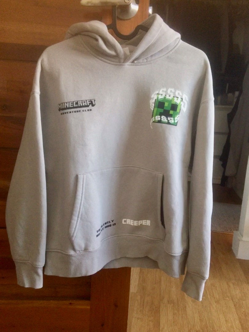 Zara Boys Minecraft Hoodie, Babies & Kids, Babies & Kids Fashion on ...