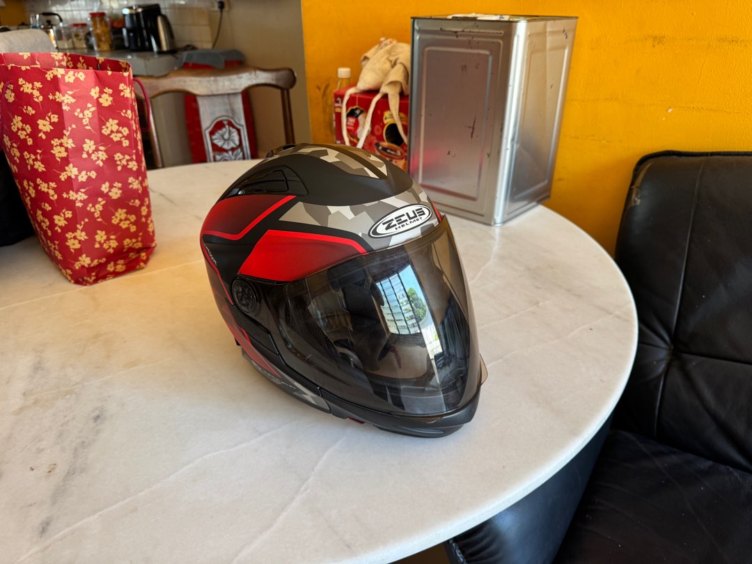 Zeus ZS-613 Open/Full Face Modular Helmet, Sports Equipment, Other ...
