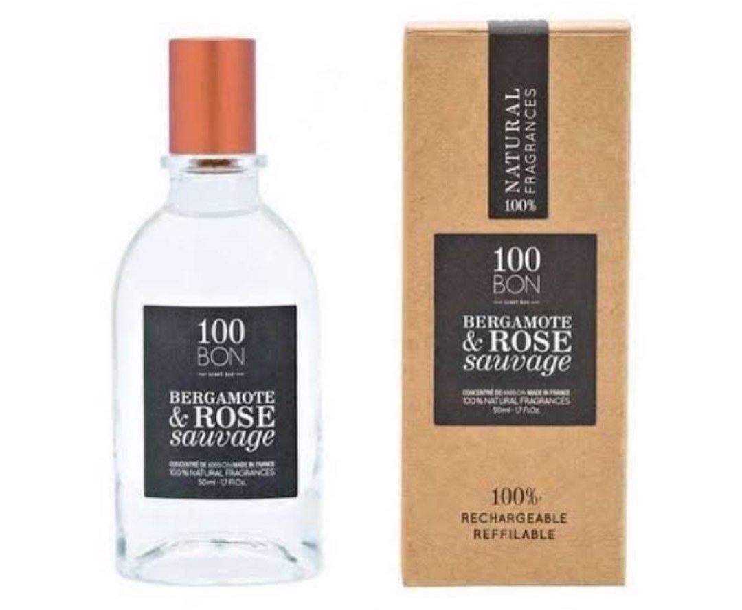 100 Bon Bergamote & Rose Sauvage EDP 50ML / EDT / EDP / Fragrance Mist ...