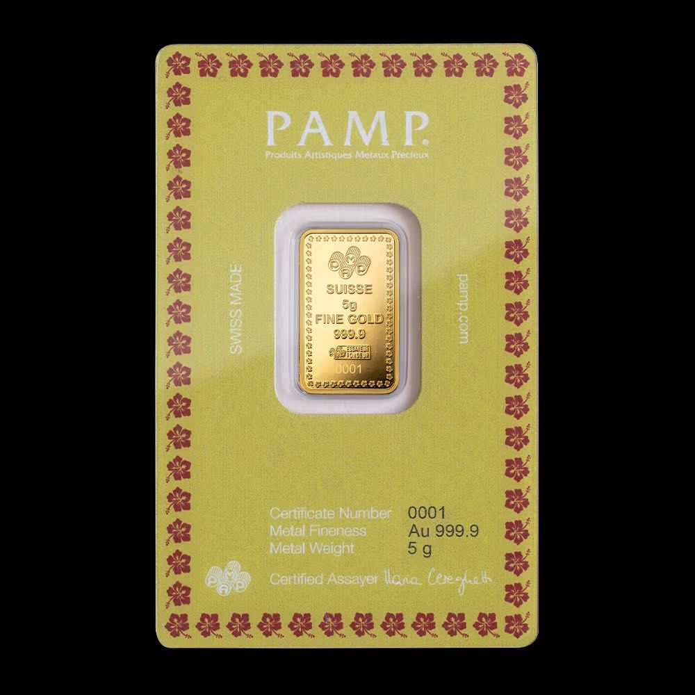 SPECIAL SERIAL NUMBER ( 0888) 2024 5 gram Pamp Suisse Diwali - Lakshmi ...