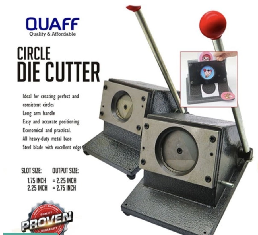 70mm Circular Die Cutter (for 58mm Badge), Hobbies & Toys, Stationary ...