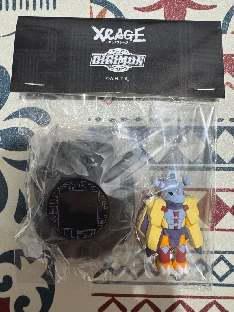 「現貨」絕版 XRAGE DIGIMON 數碼暴龍 戰鬥暴龍獸 鎖匙扣 黑色 暴龍機, 興趣及遊戲, 玩具 & 遊戲類 - Carousell