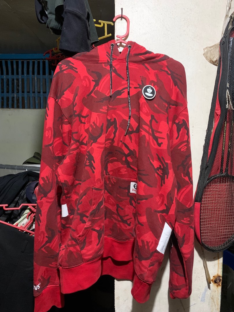 Aape collab coca cola, Men's Fashion, Tops & Sets, Hoodies on Carousell