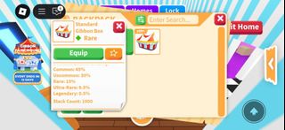 Adopt me gibbon box rm0.10 each 500 box for rm42, Video Gaming, Gaming ...